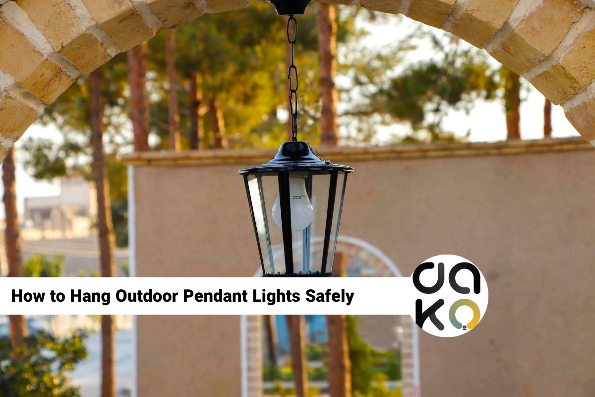 How to Hang Outdoor Pendant Lights Safely - Dakolight